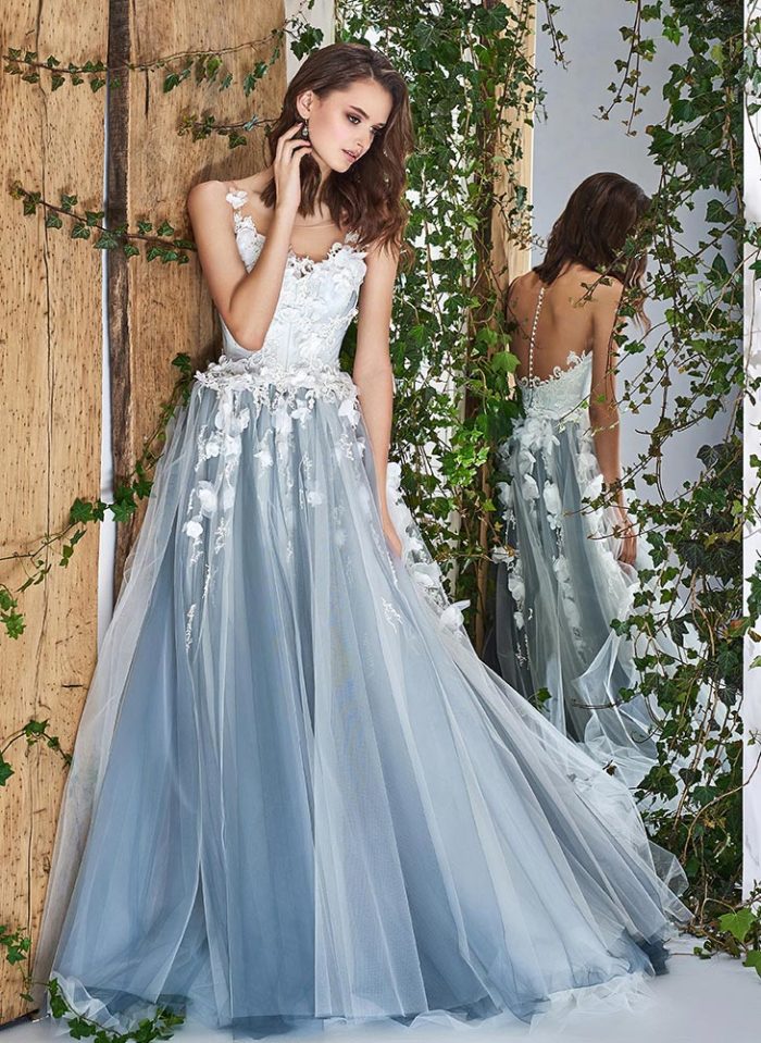 20+ Ideas Of Blue Wedding Dresses - Papilio Boutique